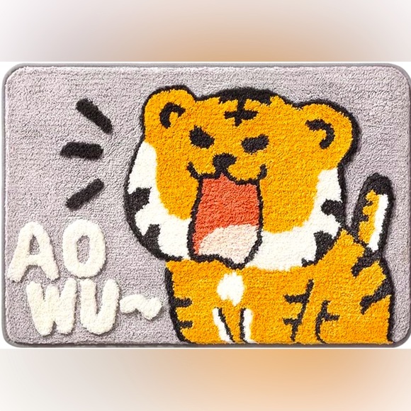 Bath | Soft Plush Cartoon Tiger Bath Mat 2x32 New | Poshmark